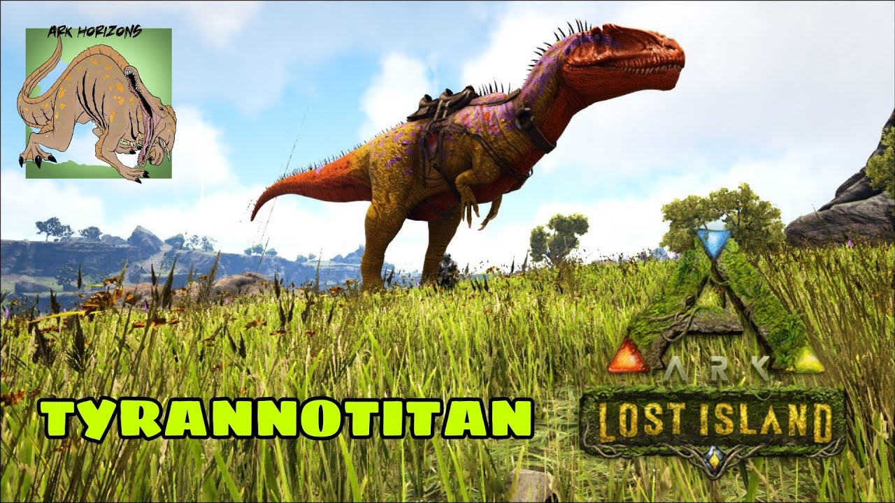 Taming a Tyrannotitan in Modded ARK || Ark Lost Island || ARK Horizons ...