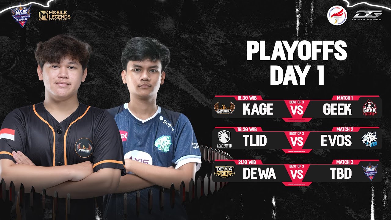 🔴DGWIB MLBB S16 : PLAYOFFS STAGE DAY 1 - YouTube