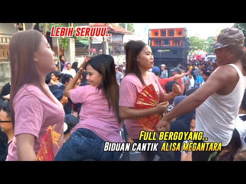 MANTAP LEBIH SERU || TUA MUDA  FULL BERGOYANG BARENG BIDUAN CANTIK ALISA MENGANTARA