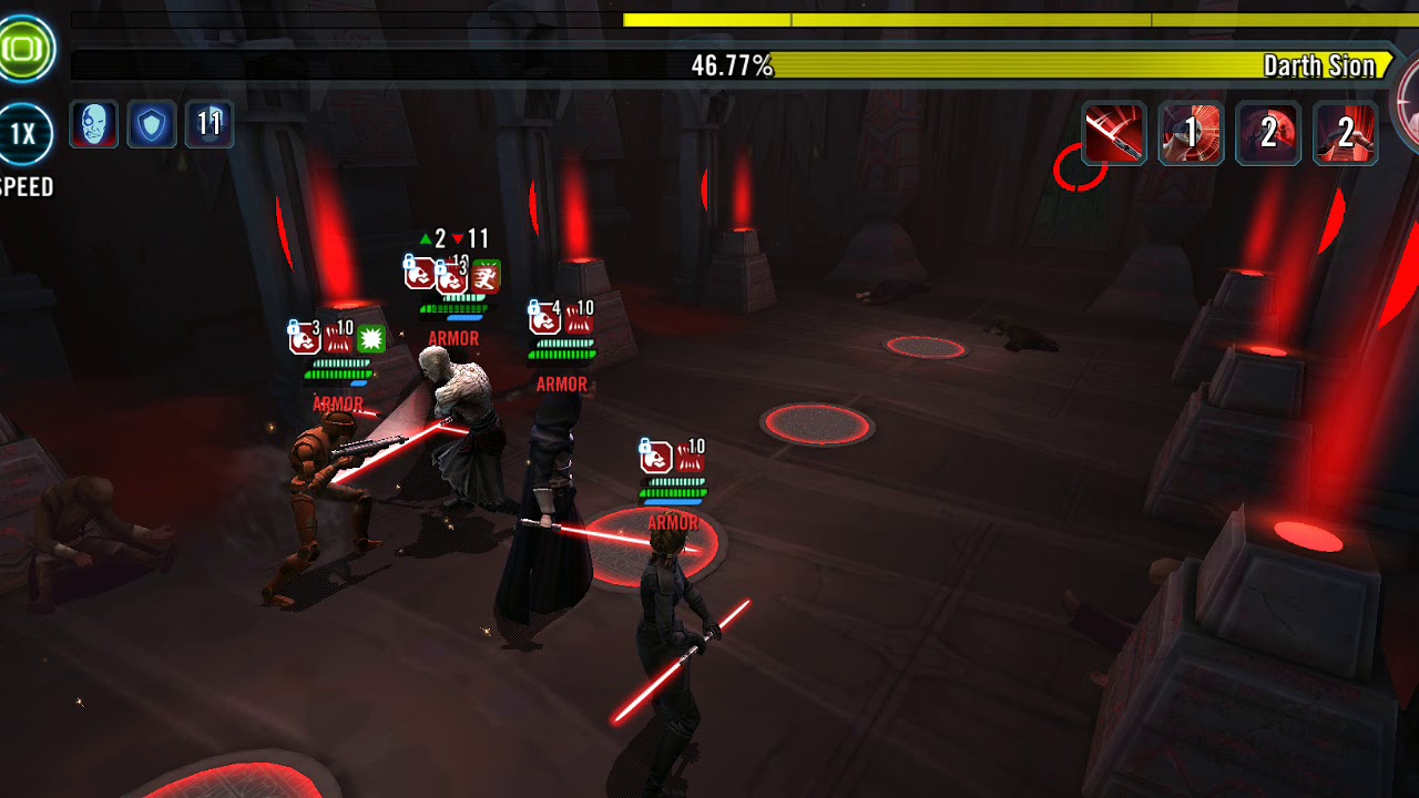 Testing Darth Revan in Sith Raid SWGOH - YouTube