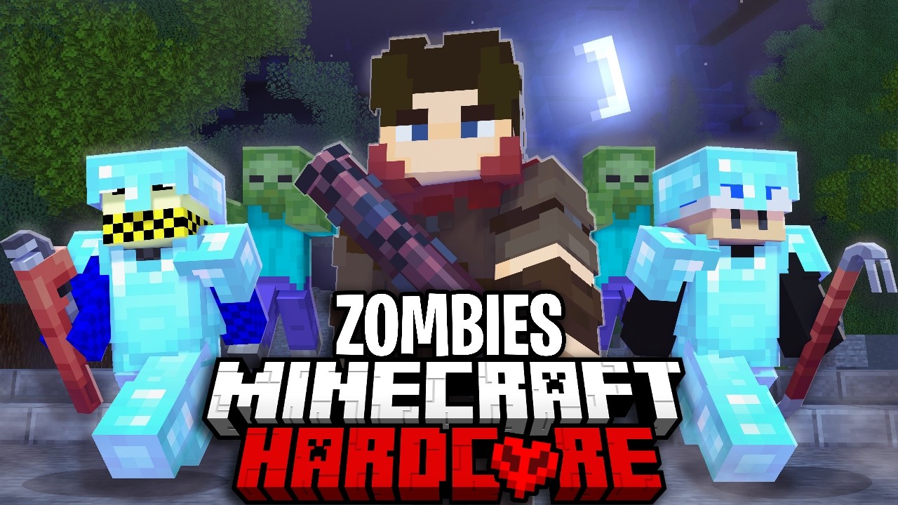 100 Players Simulate a Zombie HUNGER GAMES in Minecraft! - YouTube