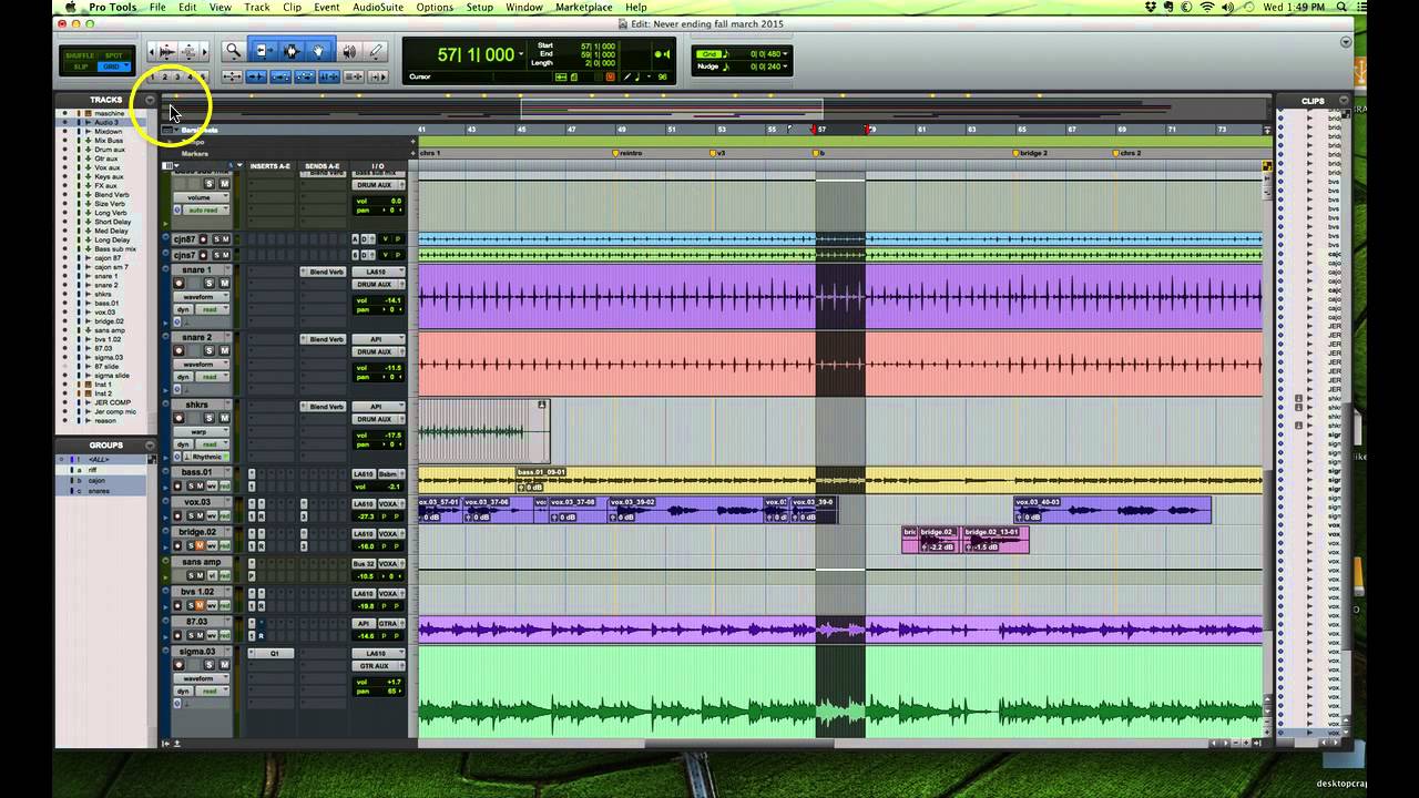 Protools shuffle function - YouTube