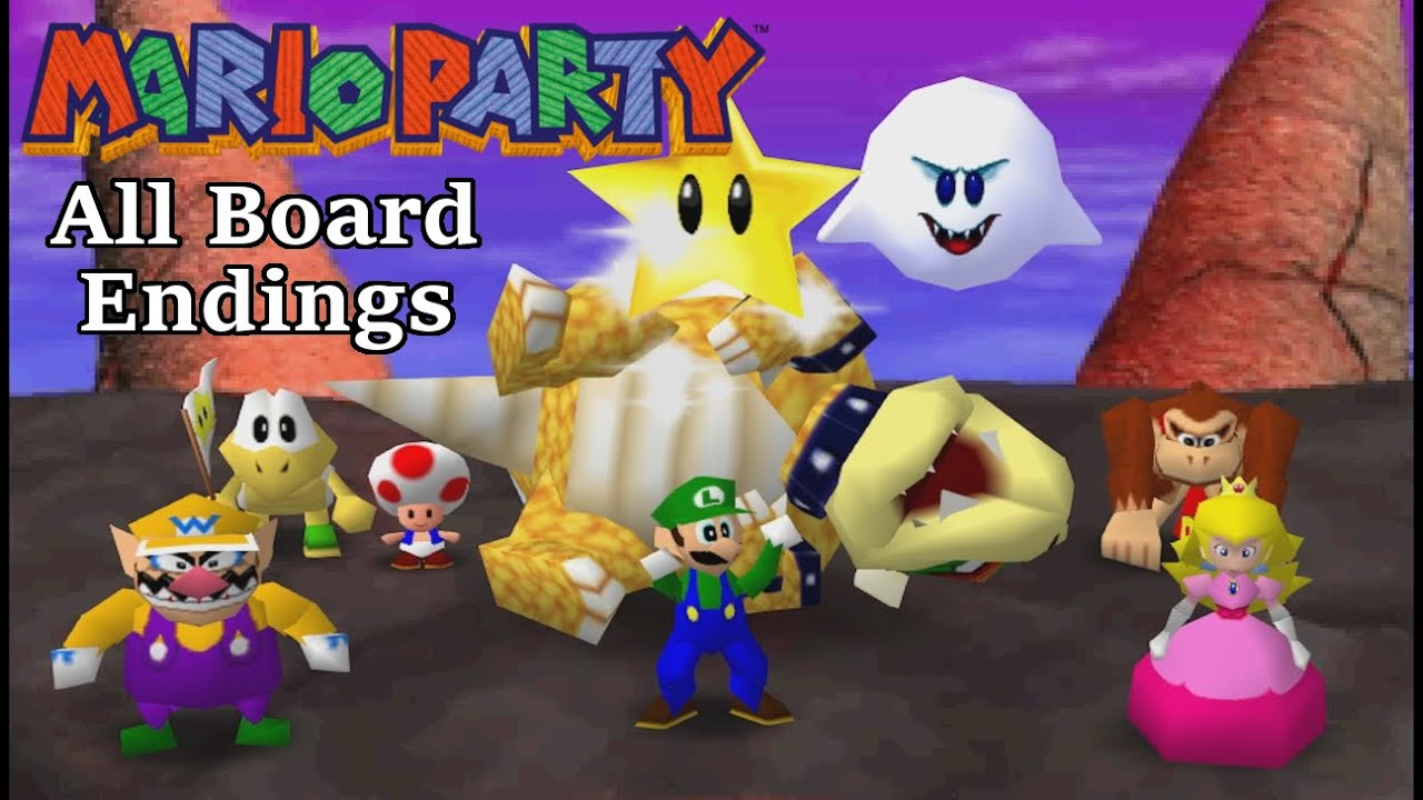 Mario Party 1: All Board Endings - YouTube