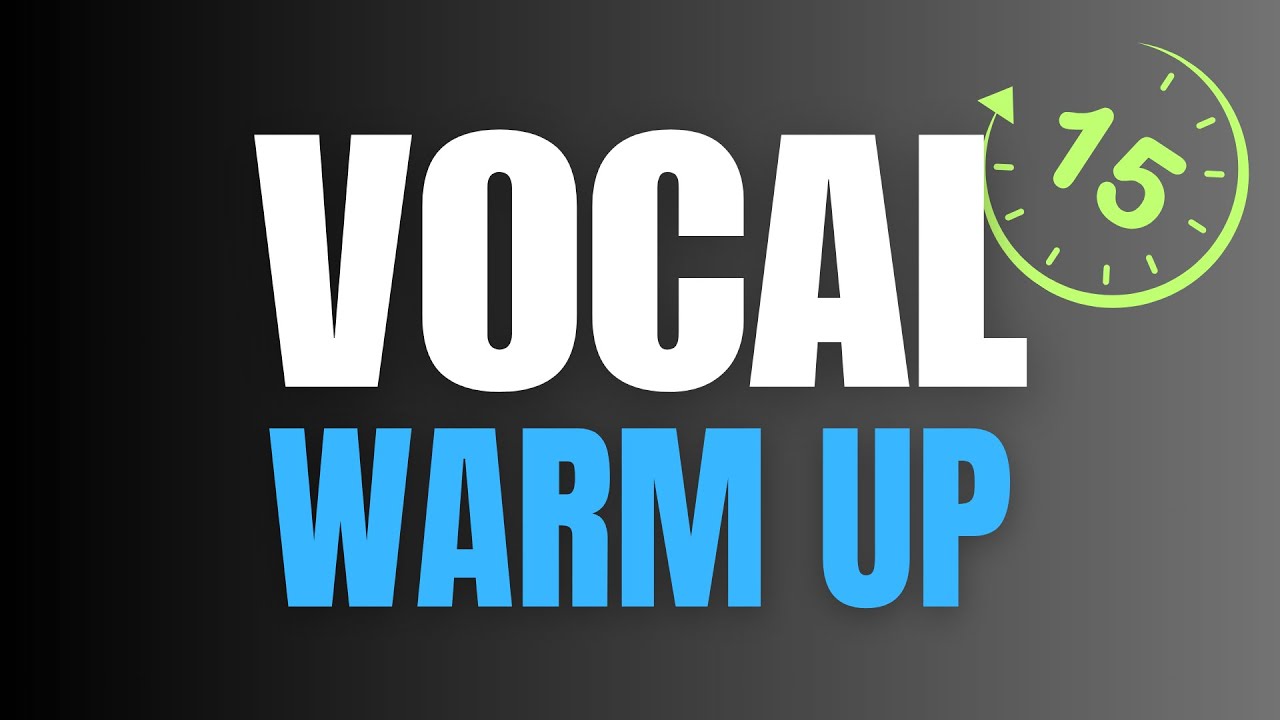 COMPLETE 15 Minute VOCAL Warm Up for GUYS - YouTube