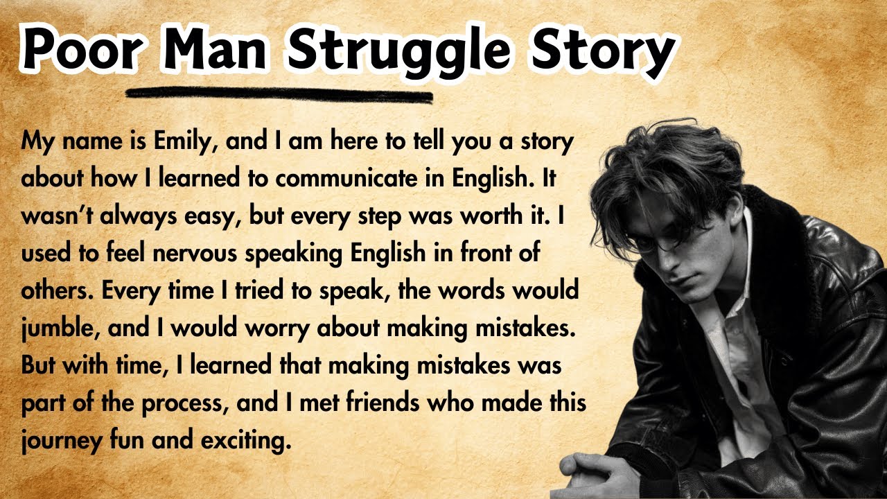 Poor Man Struggle Story || Learn English Through Stories || Improve ...