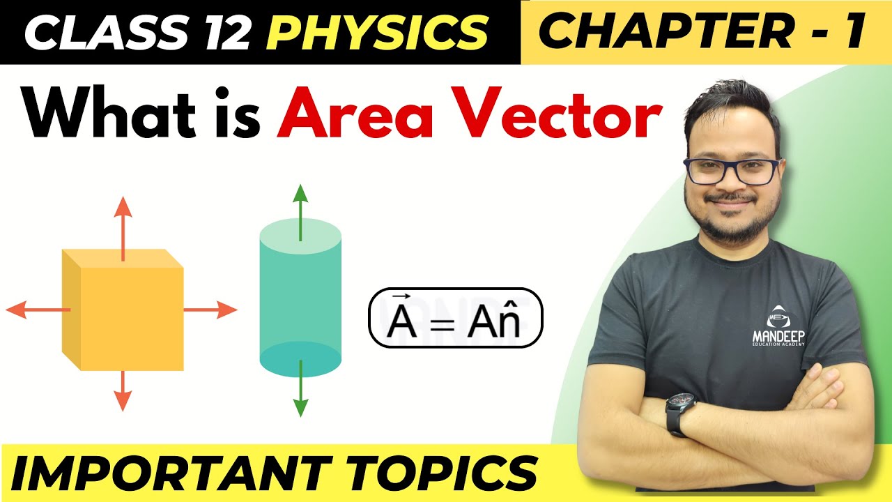 What is Area Vector | Class 12 Physics | Important Topics - YouTube