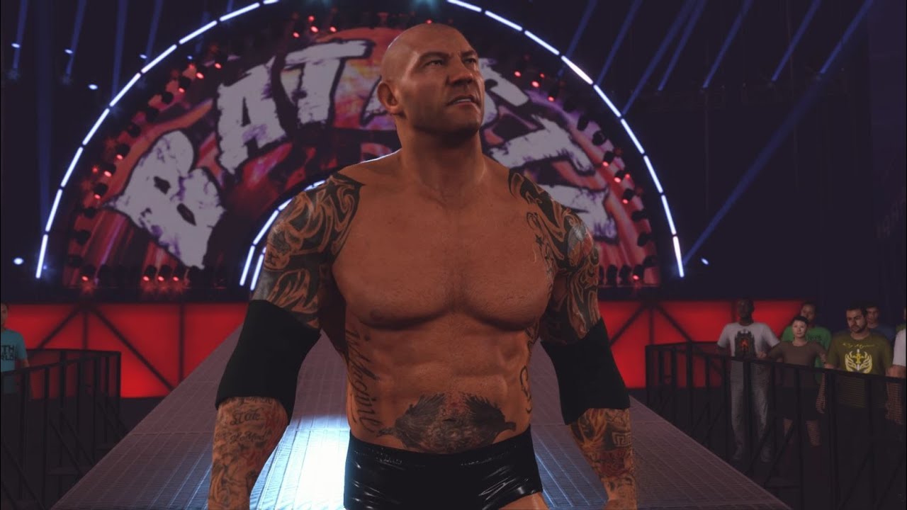 Batista Epic Entrance WWE 2K23 - YouTube