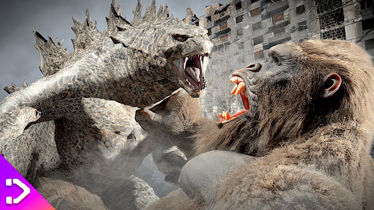 The EPIC Kong VS Godzilla FIGHT You NEVER SAW! - YouTube