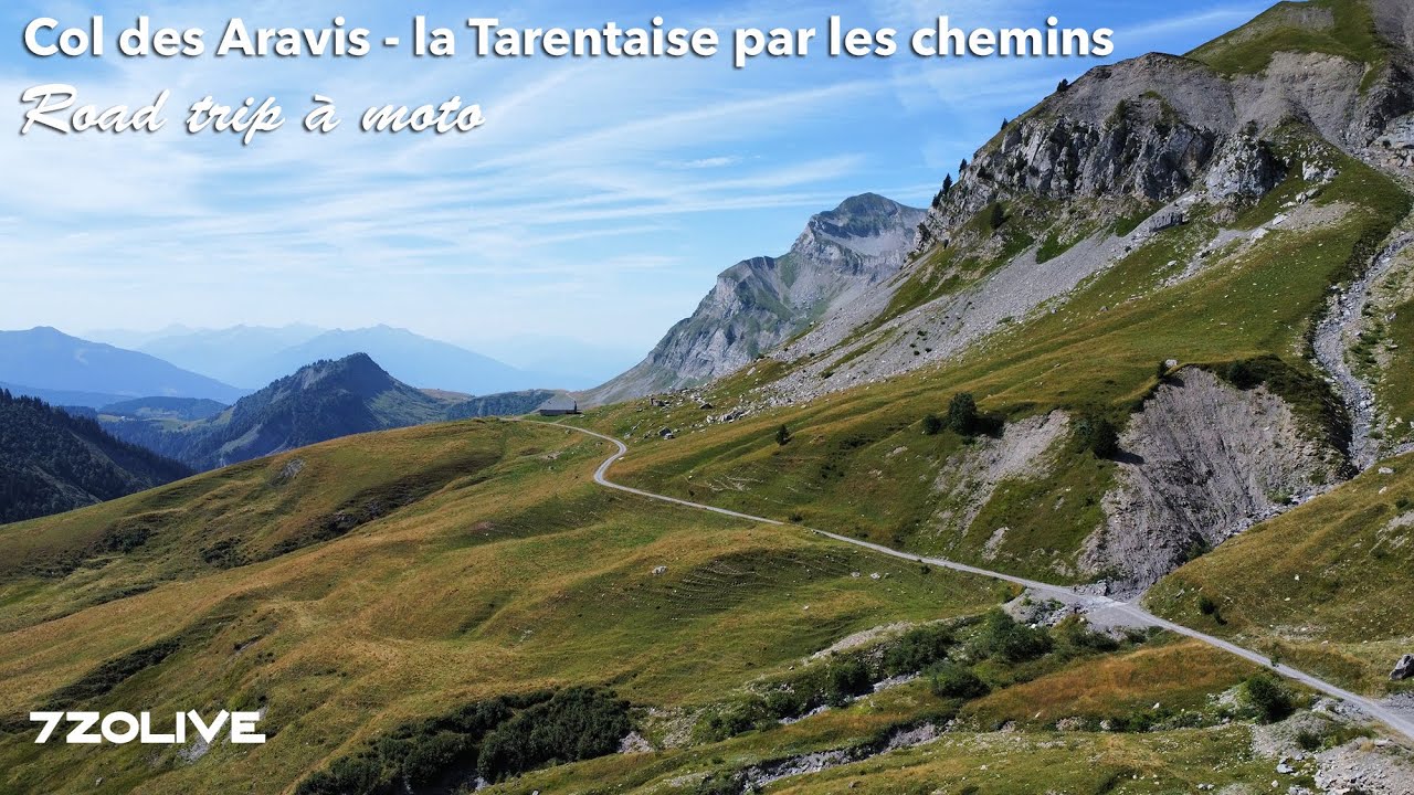 Direction le col des Aravis, pour une journée de roulage sur un maximum ...