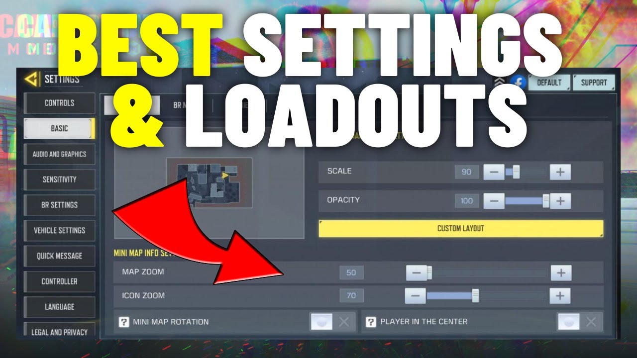 BEST Settings, HUD and Loadouts in Call of Duty Mobile (UPDATED) - YouTube