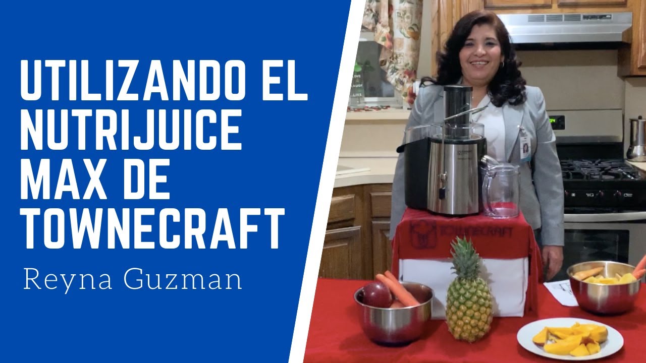 Utilizando el NutriJuice Max de Townecraft Homewares LLC - YouTube