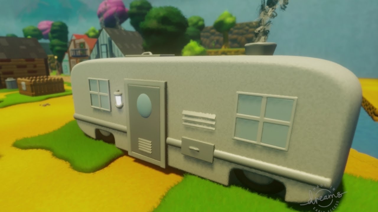 Making Stardew Valley in 3D: Pam's Trailer & Town Layout (Dreams PS4 ...