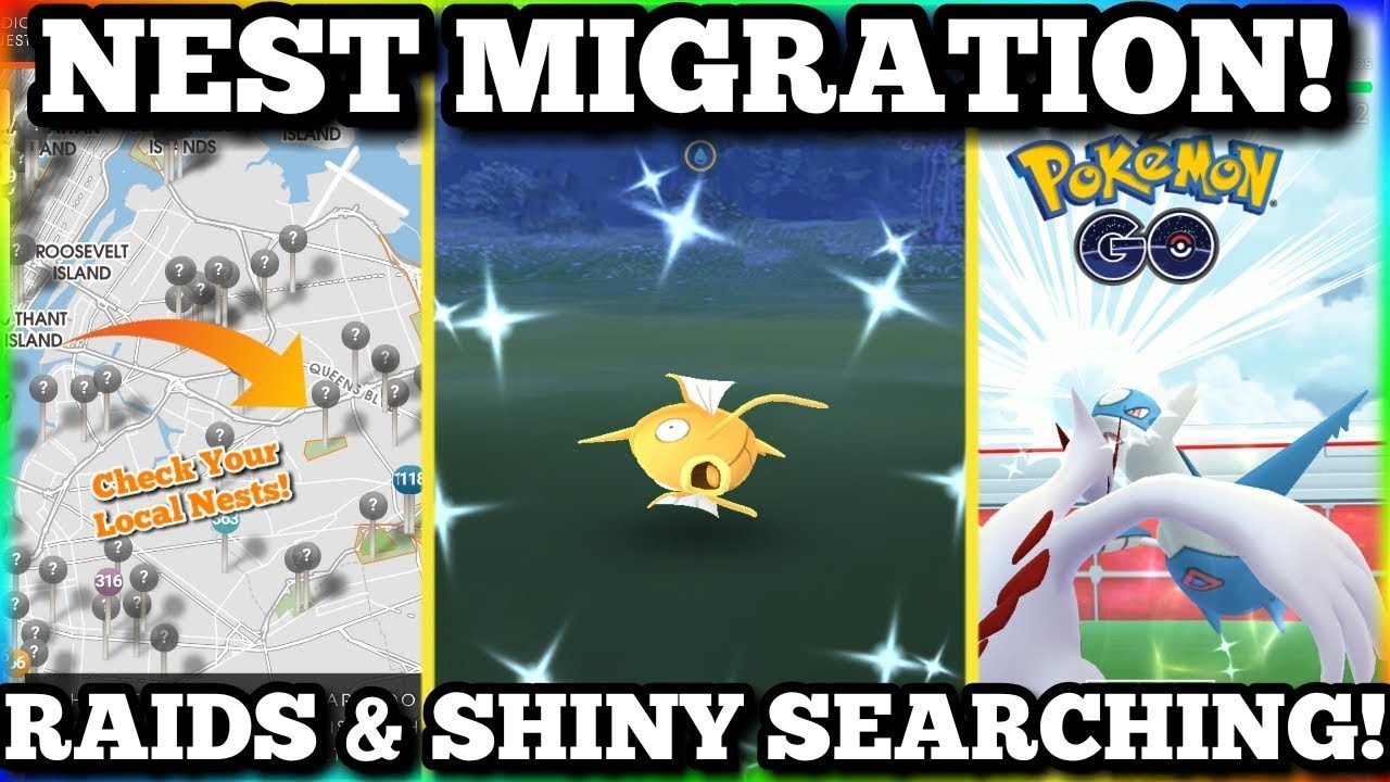 🔴 LIVE NOW 🔴 NEST MIGRATION 🌟 RAIDS 🌟 SHINY POKEMON SEARCH | POKEMON GO ...