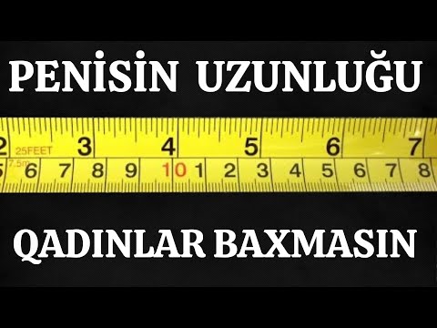Cinsiyyət orqanının  uzunluğu nə qədər  olmalıdır - Dərmanlar böyüdür?