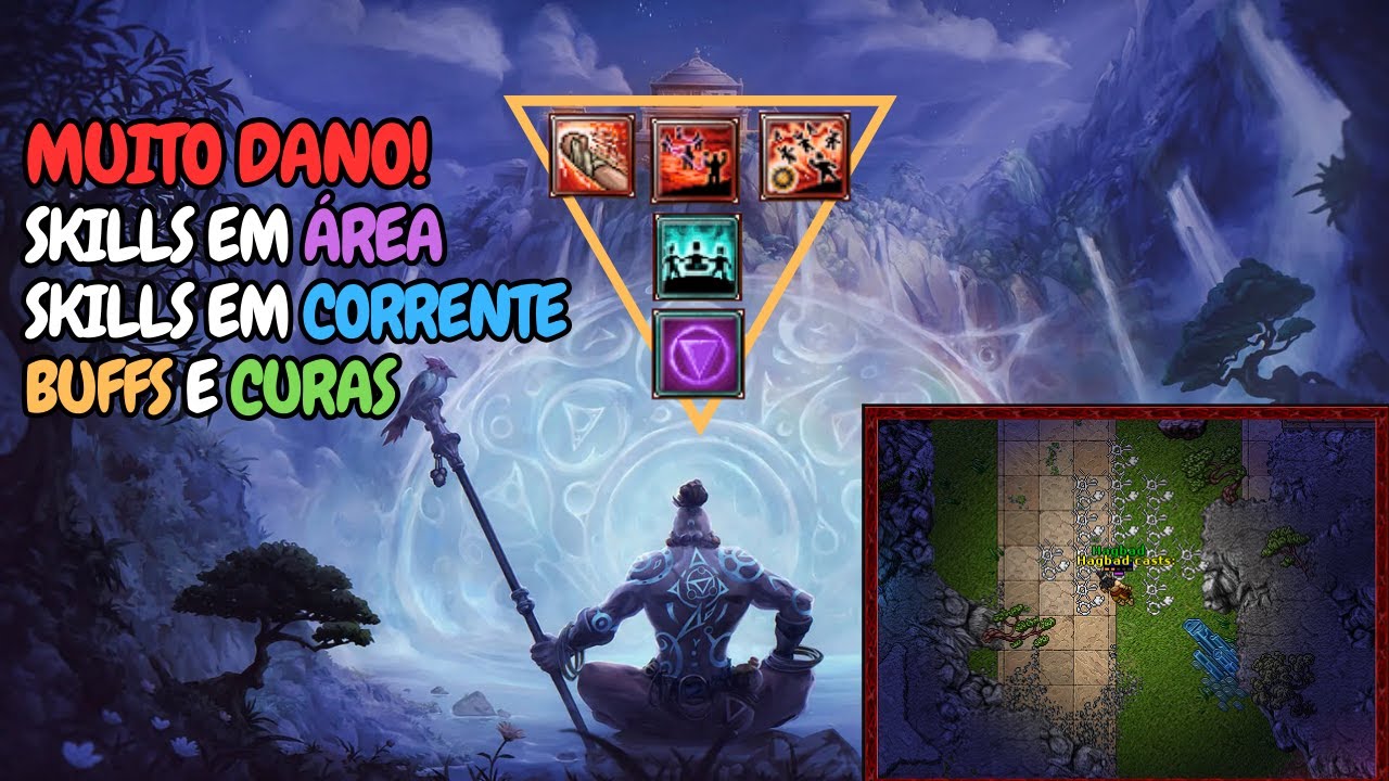 TIBIA - COMO AS SKILLS DO MONK VÃO MUDAR O JOGO - YouTube