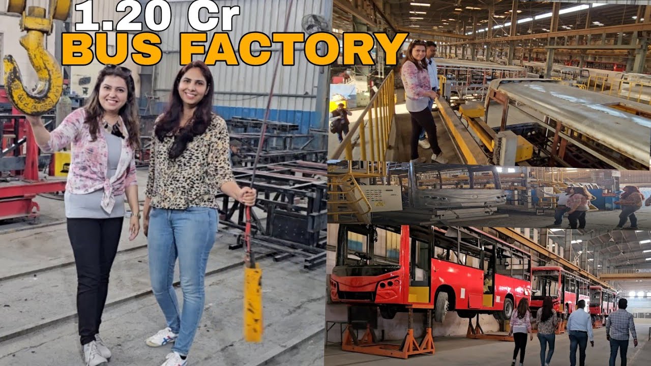 Walkaround of Bus Factory 🏭 😍- PMI Electro Mobility - YouTube