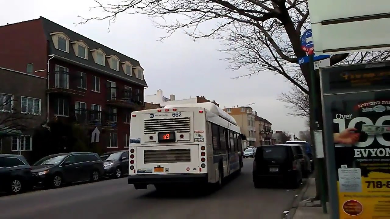 MTA New York City Bus: 2013 New Flyer C40LF [#662] B9 Bus #mta - YouTube