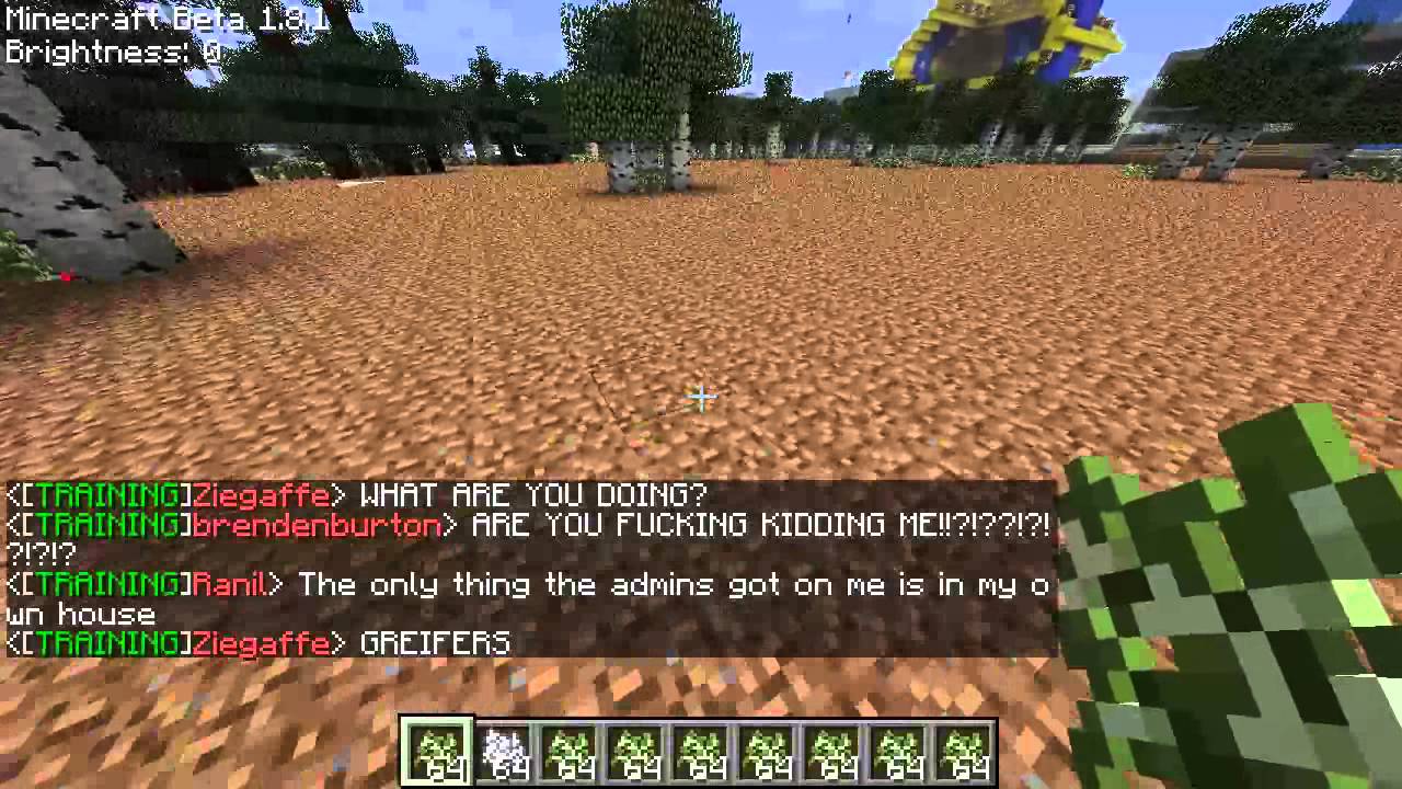 Minecraft Griefing - Tree Griefing (Original Audio) - YouTube