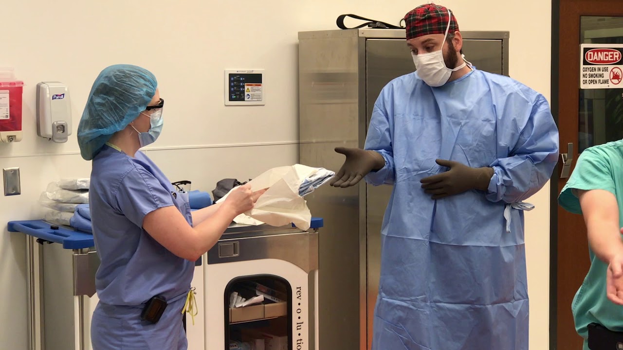 OSU Center for Health Sciences Sterile Technique - YouTube