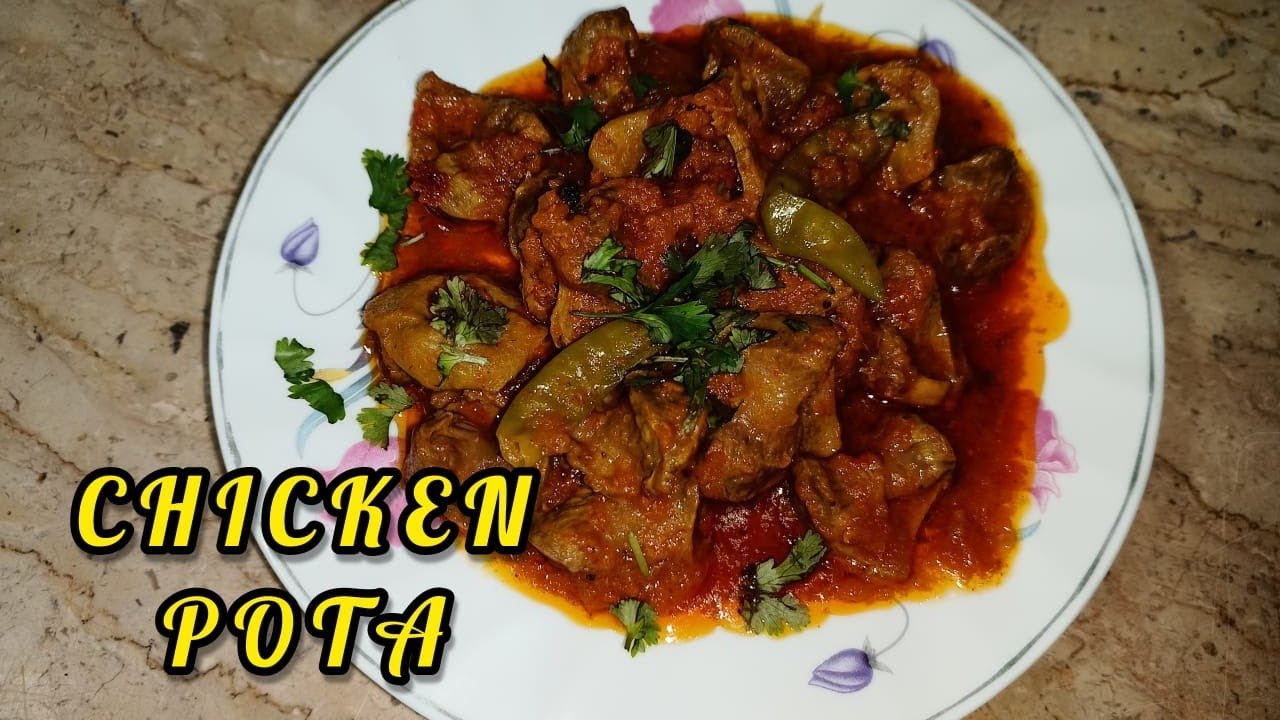 Chicken pota recipe by magic hand cooking||Chicken pota masala curry# ...