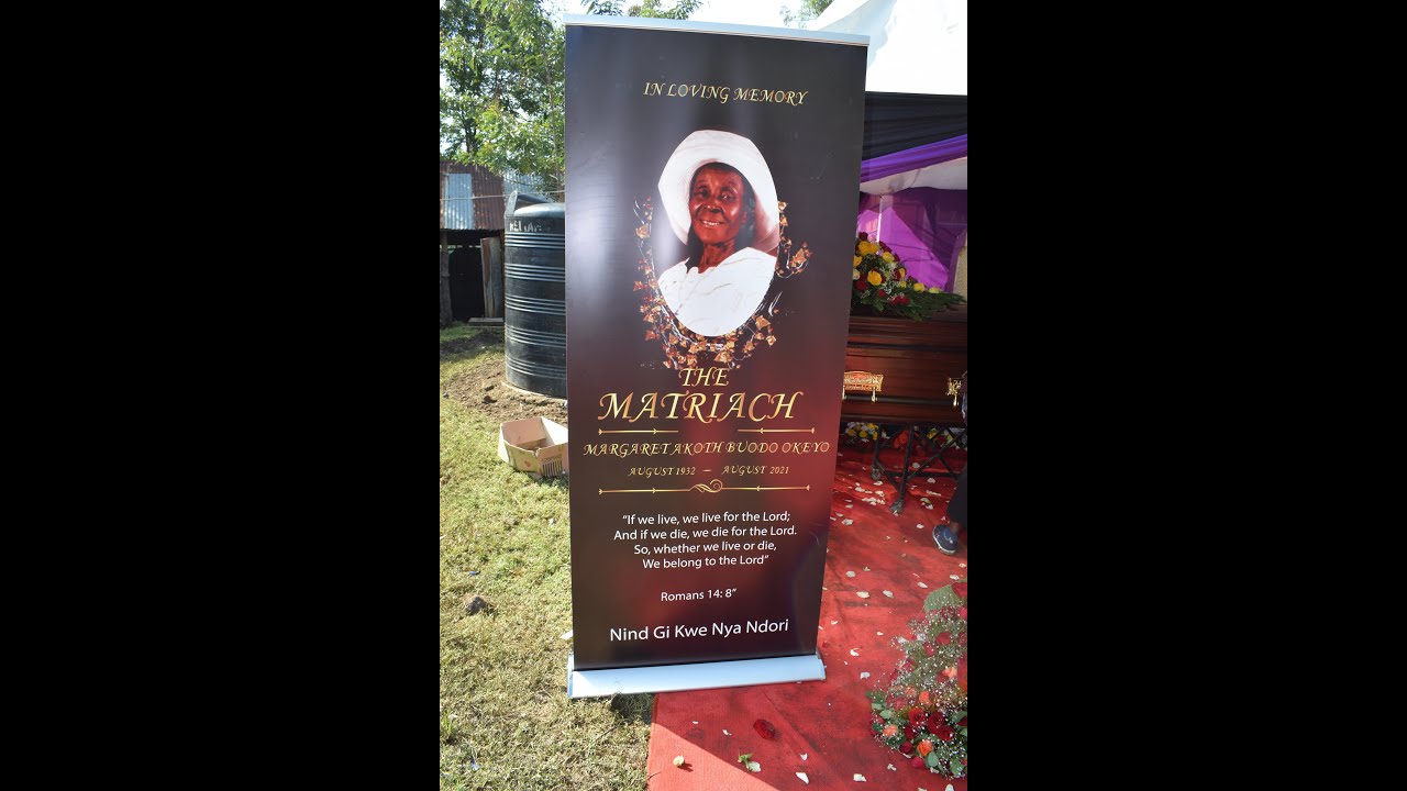 Celebrating the life of the Late Margaret Akoth Buodo Okeyo - YouTube