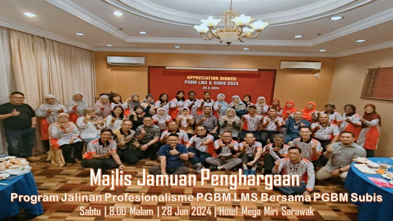 Majlis Jamuan Penghargaan Program Jalinan Profesionalisme PGBM LMS ...