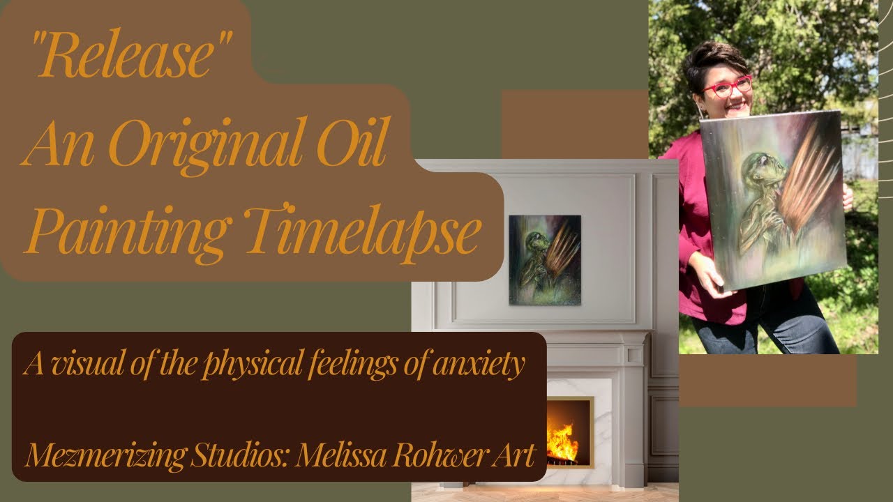 “Release” a timelapse of an original oil painting 🖼️ The physical ...