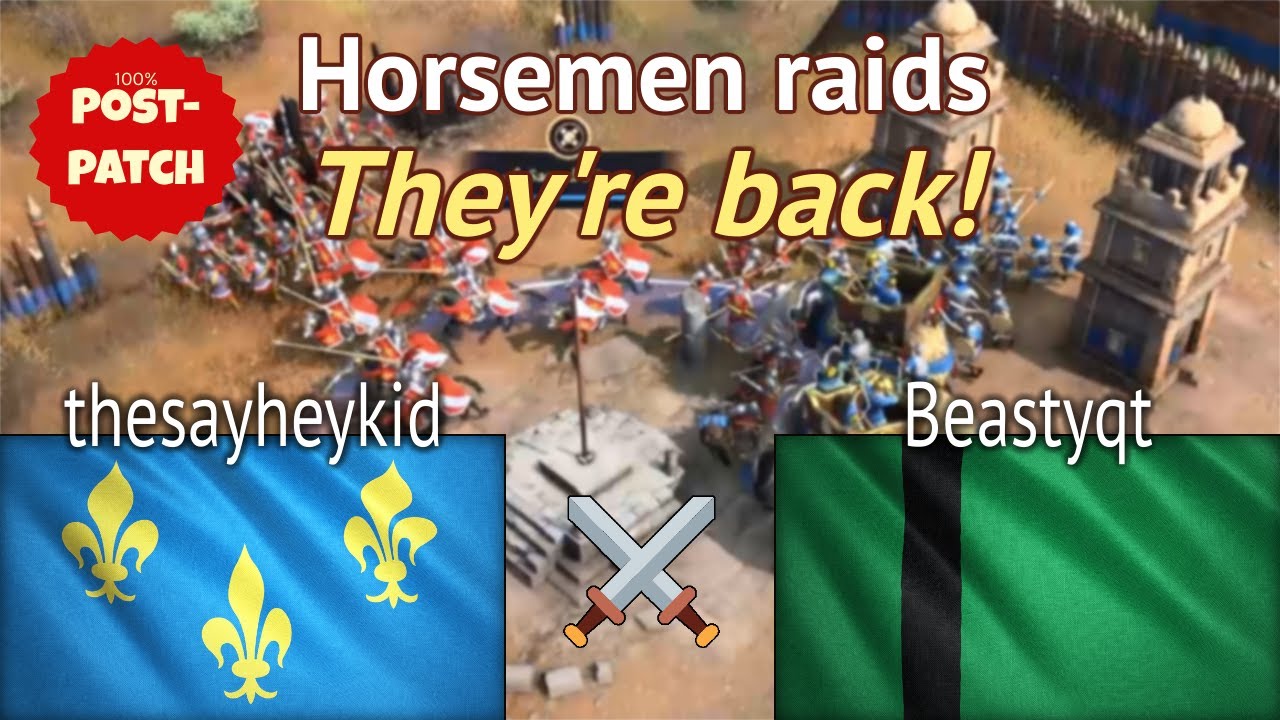 Beasty's first post-patch Delhi match in Age of Empires 4 - YouTube