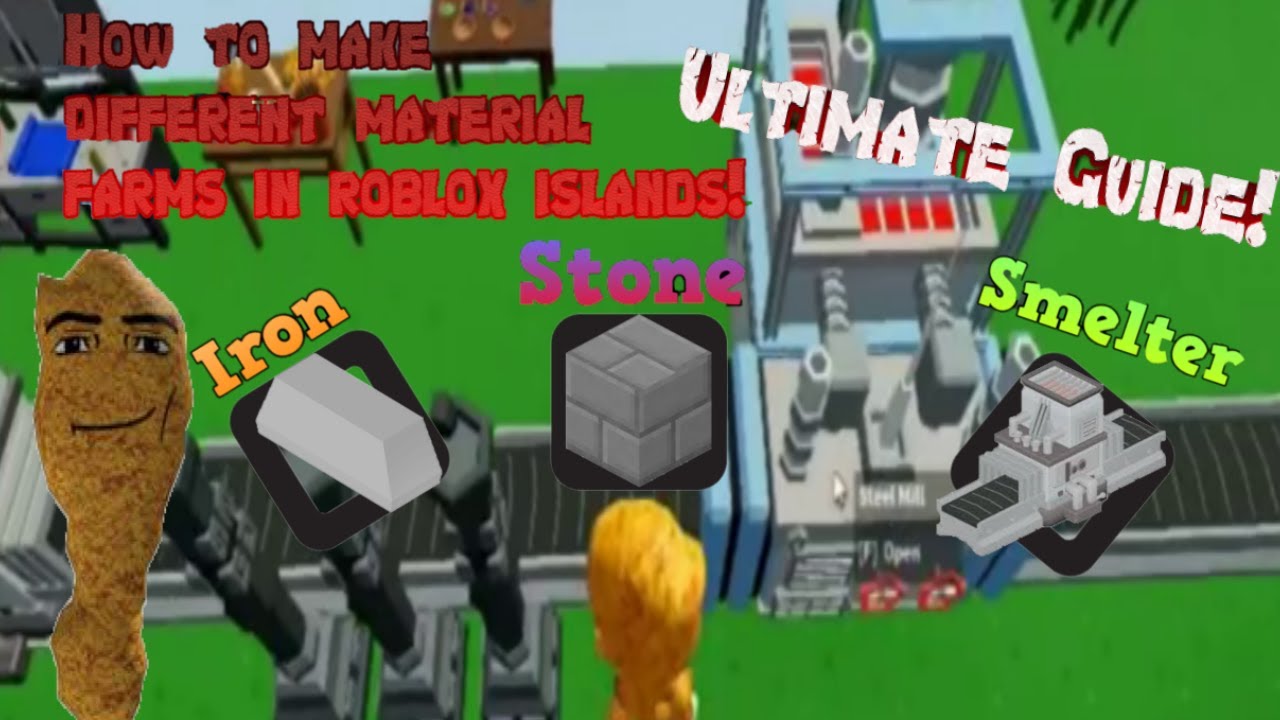 Ultimate Guide to Building Automatic material Farms in Roblox Islands ...