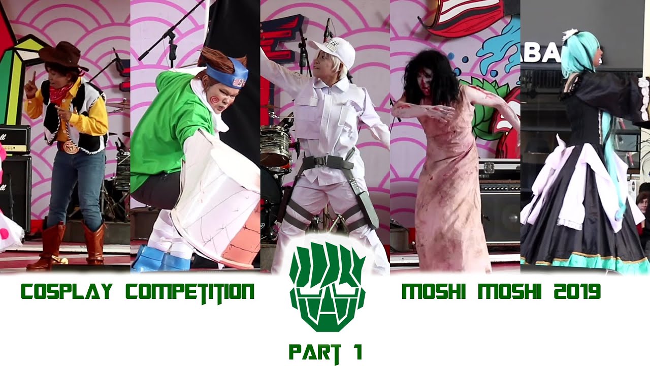 Cosplay Competition Moshi Moshi 2019 Part 1 - YouTube
