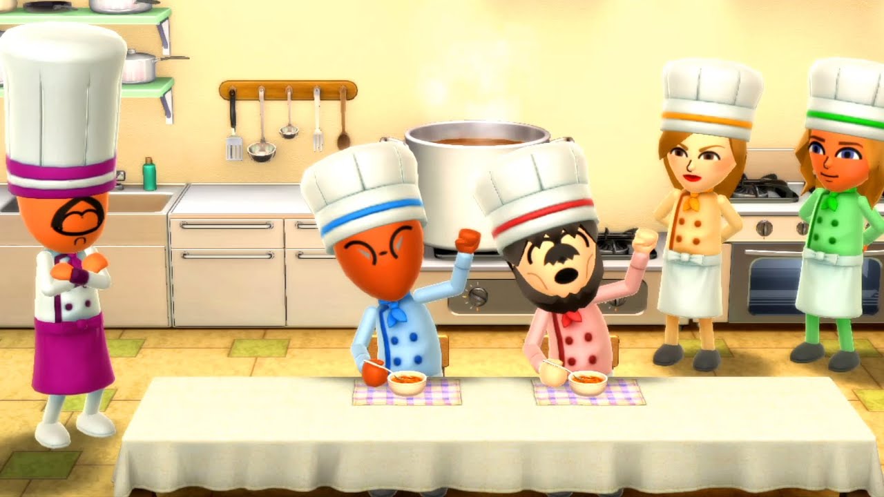 Wii Party U - Mii Fashion Plaza - SpiderMan Vs Batman Vs Elena Vs Clara ...