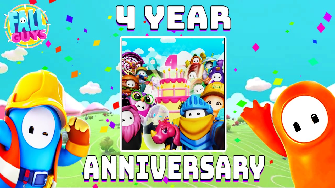 4 YEAR ANNIVERSARY SPECIAL!!! | Playing With Subscribers | Fall Guys ...