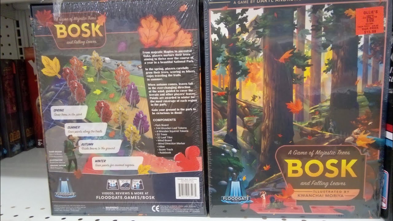 Bosk Board game at Ollies - YouTube