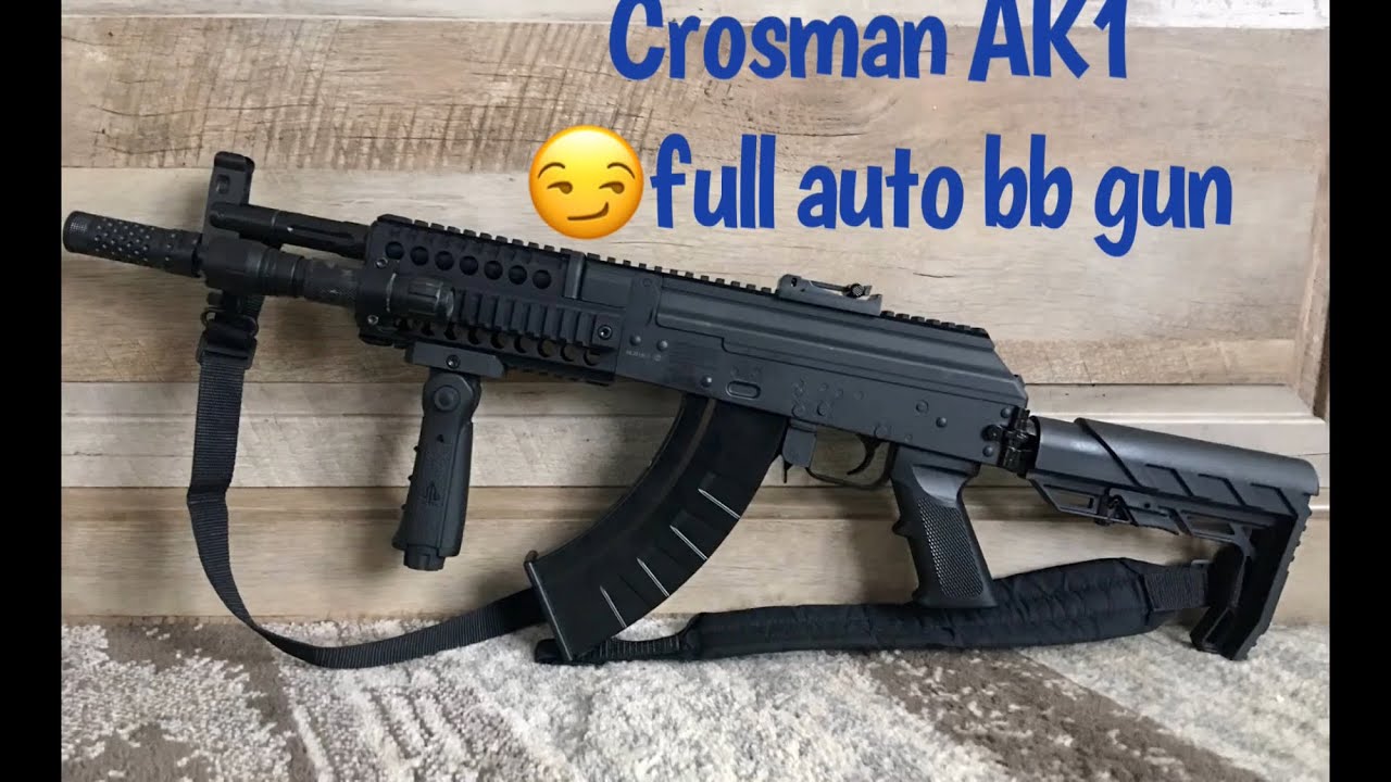 Crosman AK1 Full Auto BB Gun:See & Shoot! Not A Review ! - YouTube