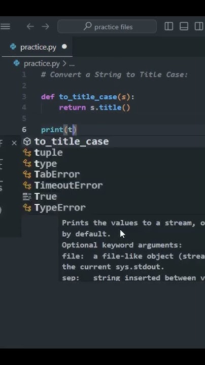 String To Title Case Python Pythonprogramming Coding Learnpython Pythonforbeginners Youtube