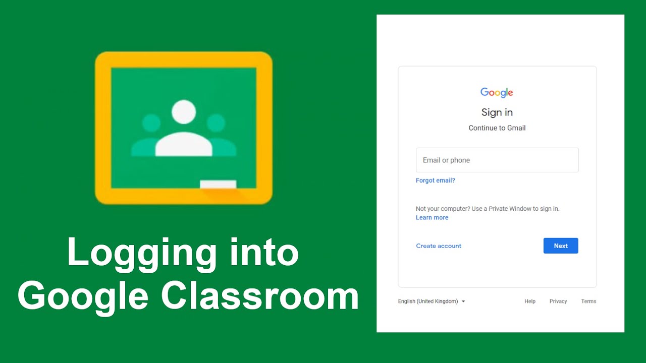 Logging into Google Classroom for the first time. - YouTube