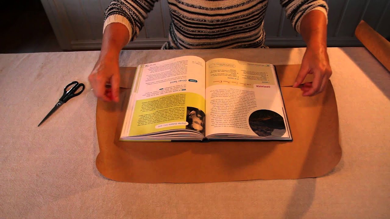 Hvordan sette på bokbind på en enkel og rask måte - YouTube
