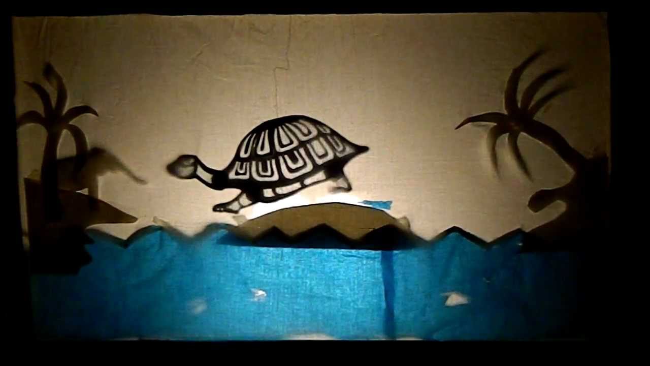 Try Something Tuesdays Shadow Puppet Play; "Turtle Tug". - YouTube