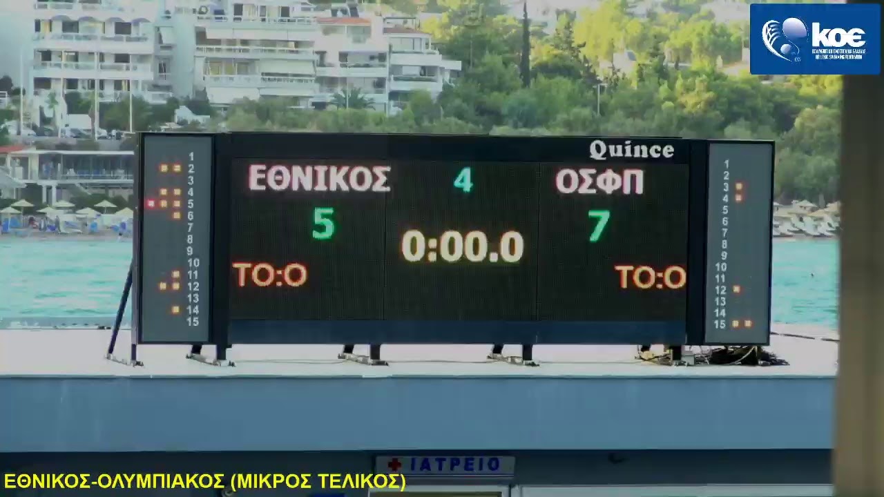 ΥΔΑΤΟΣΦΑΙΡΙΣΗ - ΕΘΝΙΚΟΣ-ΟΛΥΜΠΙΑΚΟΣ (ΜΙΚΡΟΣ ΤΕΛΙΚΟΣ) - ΤΕΛΙΚΗ ΦΑΣΗ ...