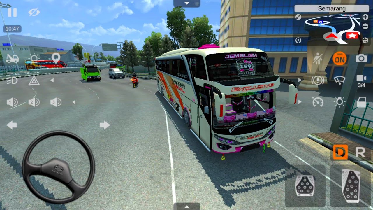 Game Mobil Bus Oleng Study Tour to museum Sangiran Seragen | Bus ...