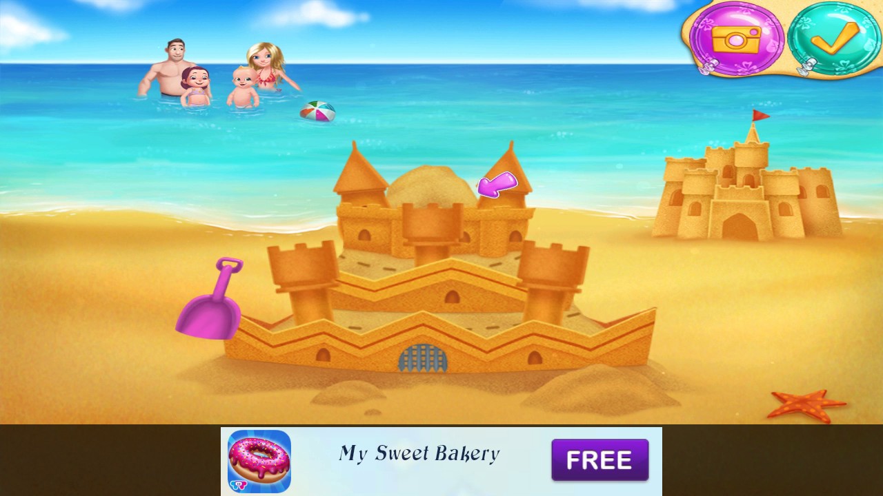Summer Vacation Fun at The Beach - Fun games For Kids Android Gameplay ...