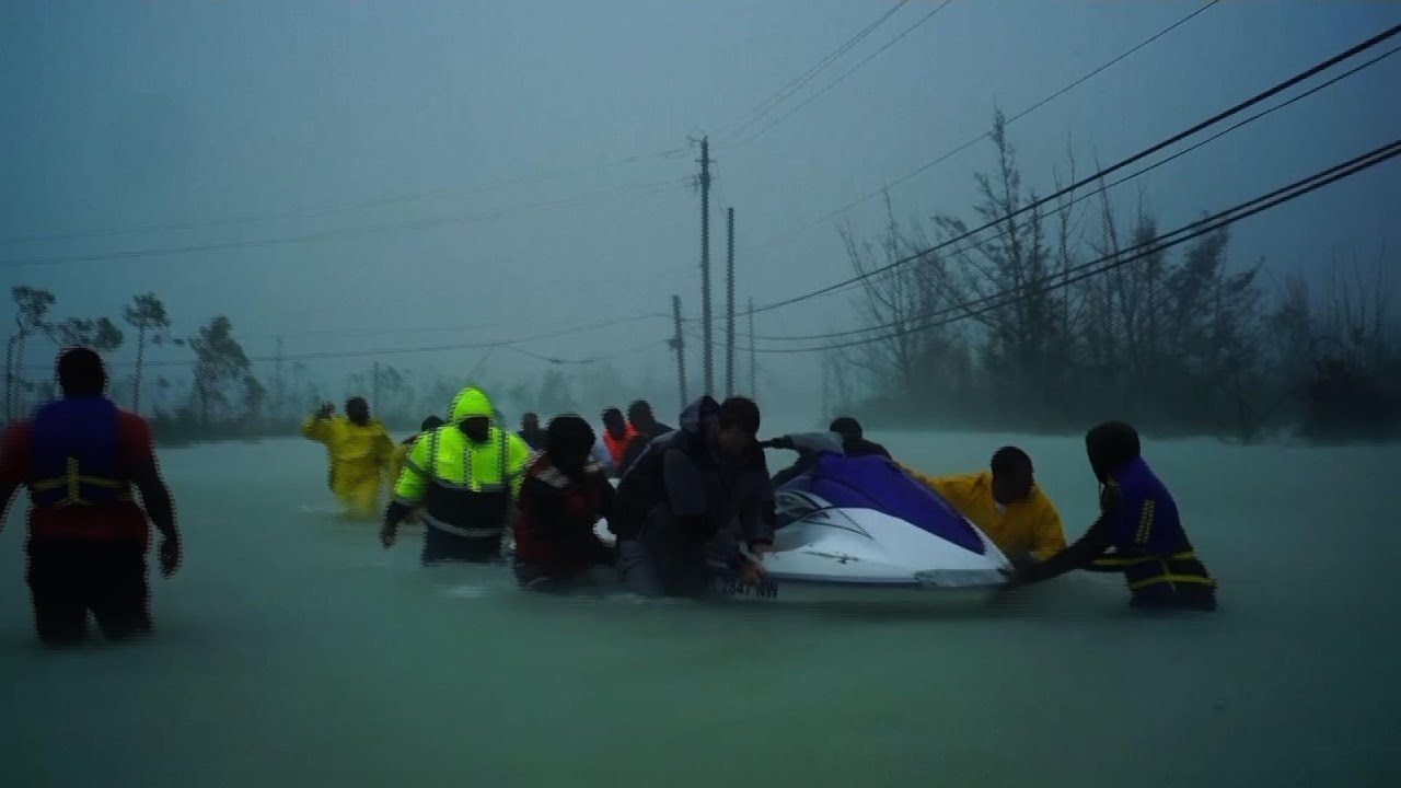 Rescue effort underway in flooded Bahamas - YouTube