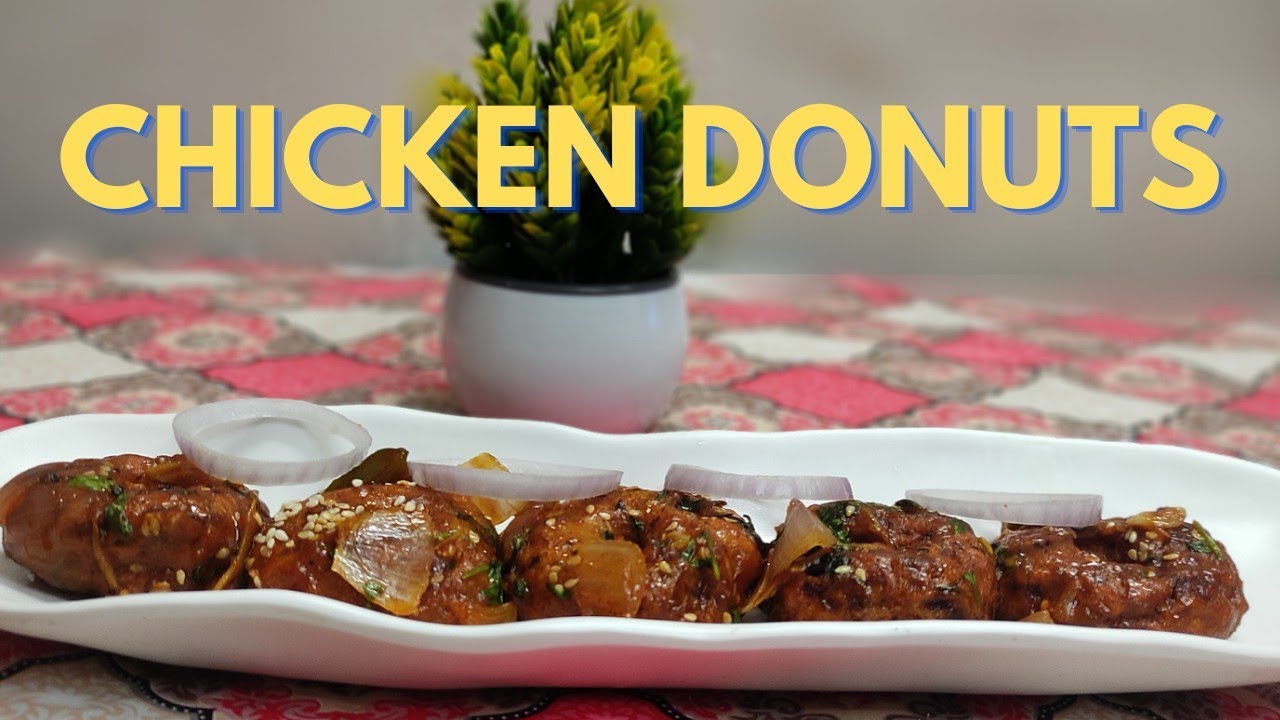chicken donuts recipe || crispy chicken donuts recipe || how to make ...