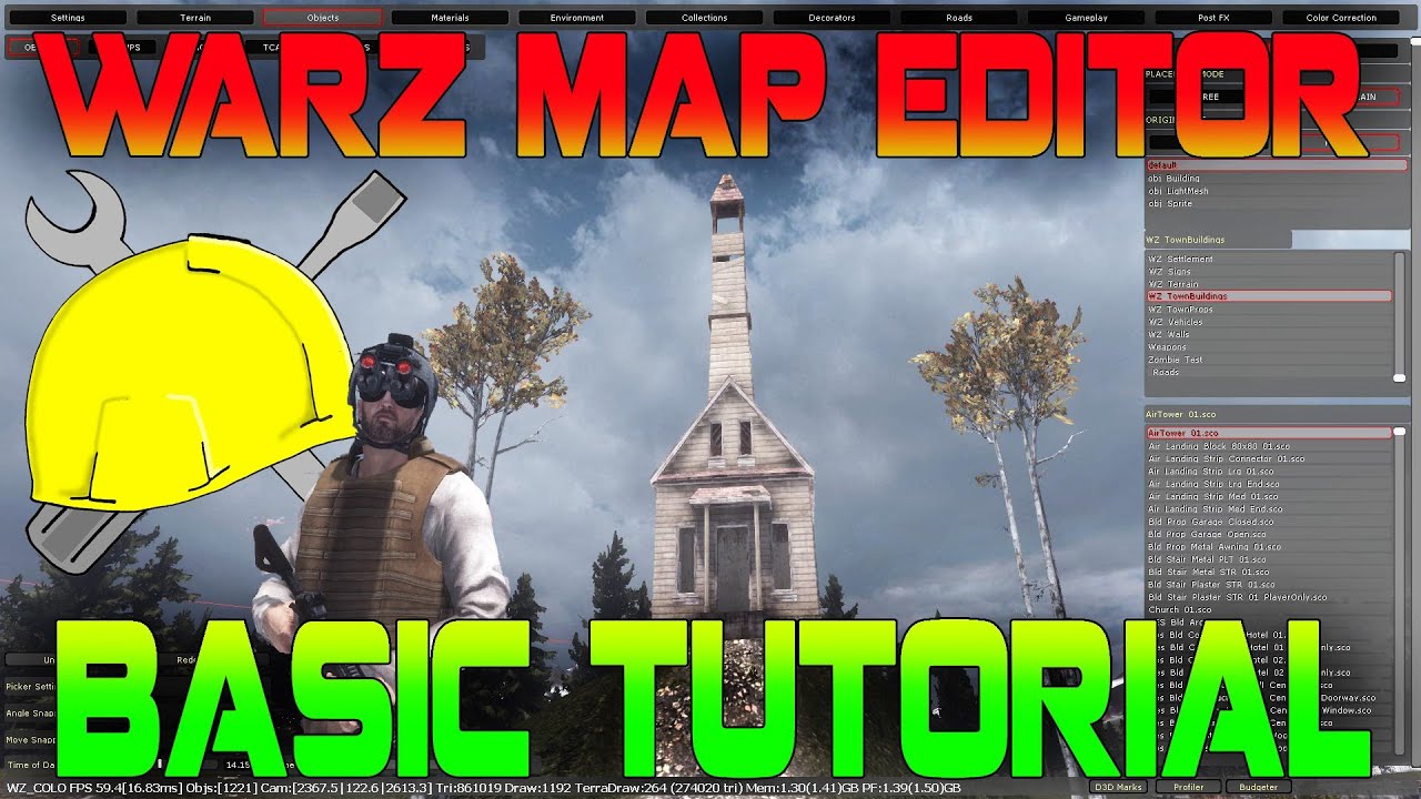 BUILD IT! warz infestation map editor - a basic tutorial - YouTube