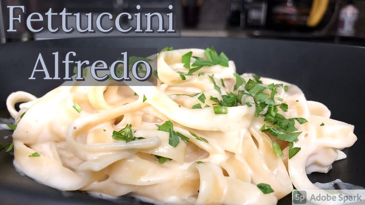 Fettuccini Alfredo | The Best Light Alfredo Sauce | Pasta | One Hot ...