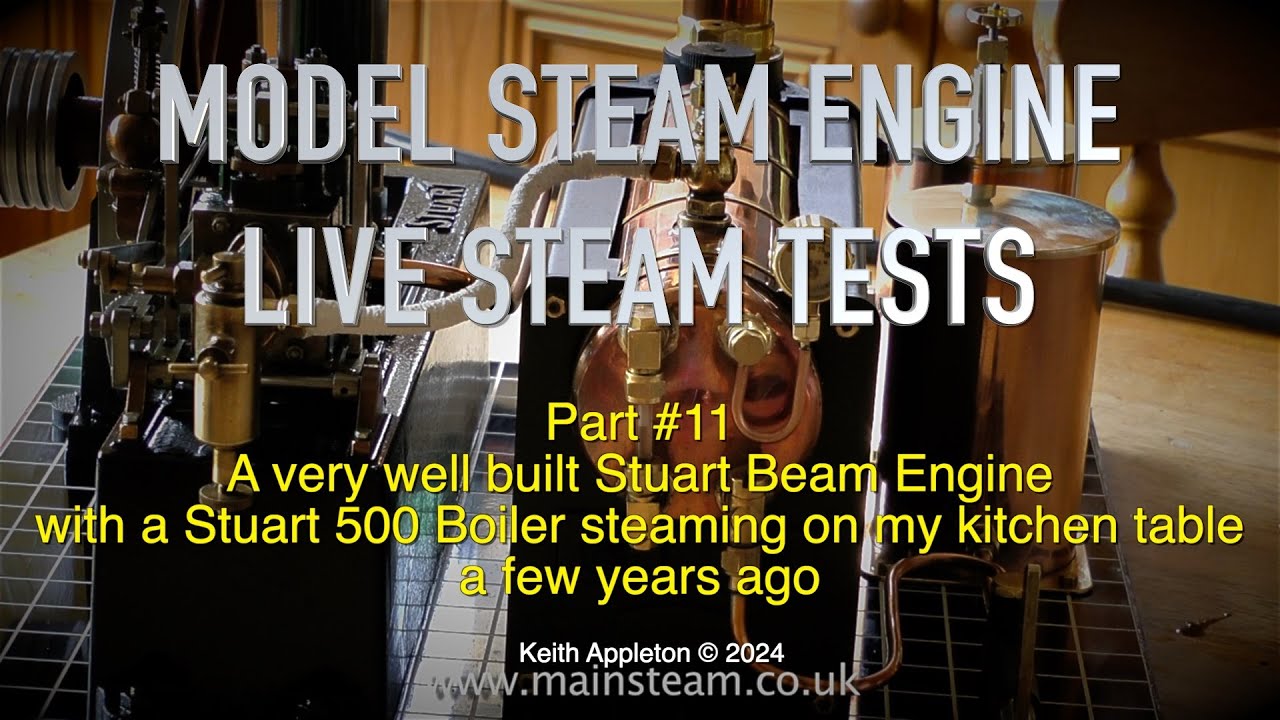 MODEL STEAM ENGINE LIVE STEAM TESTS - PART #11 - YouTube
