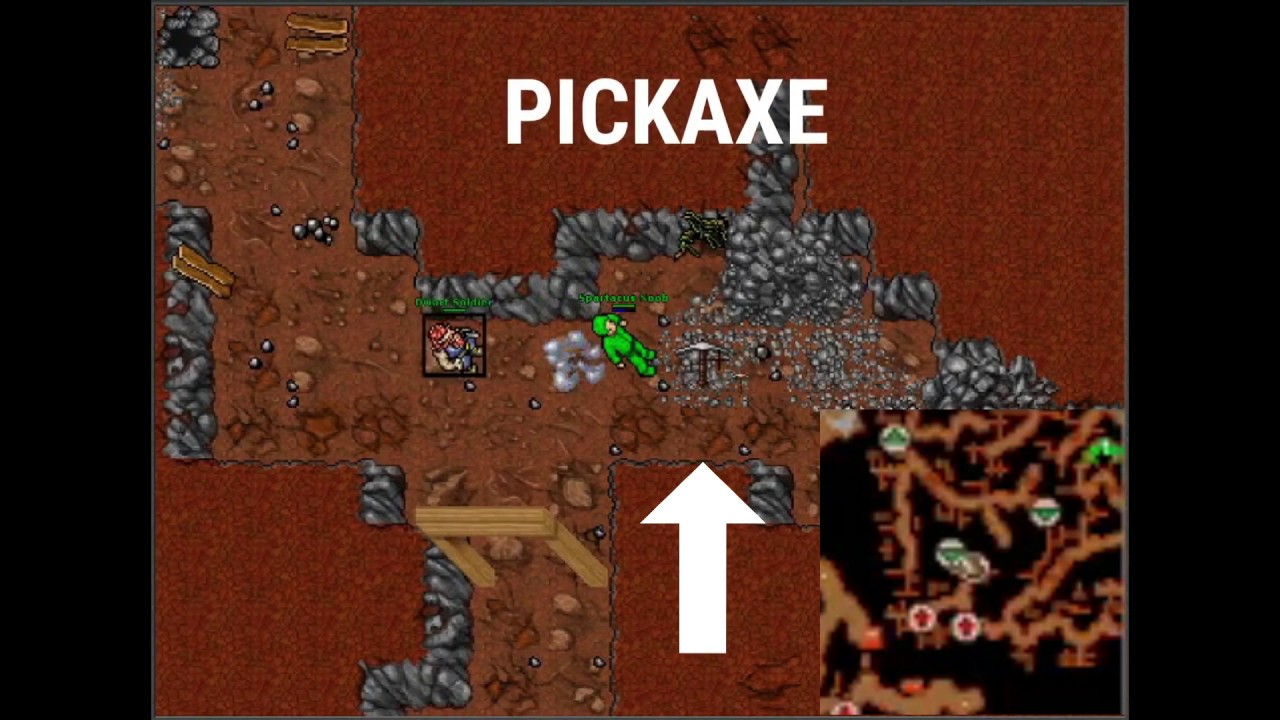 Pickaxe en Tibia - YouTube