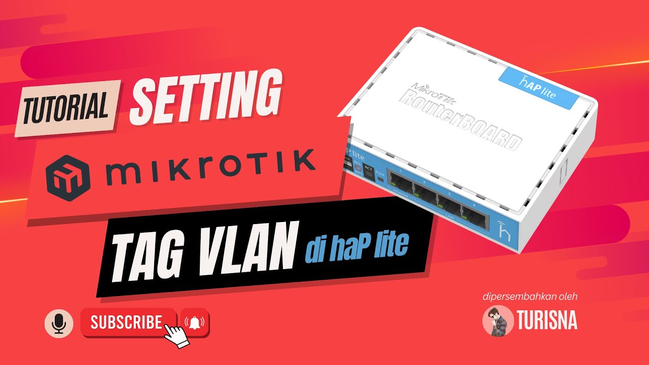 Tutorial TAG Vlan di Mikrotik RB941 haPlite - YouTube
