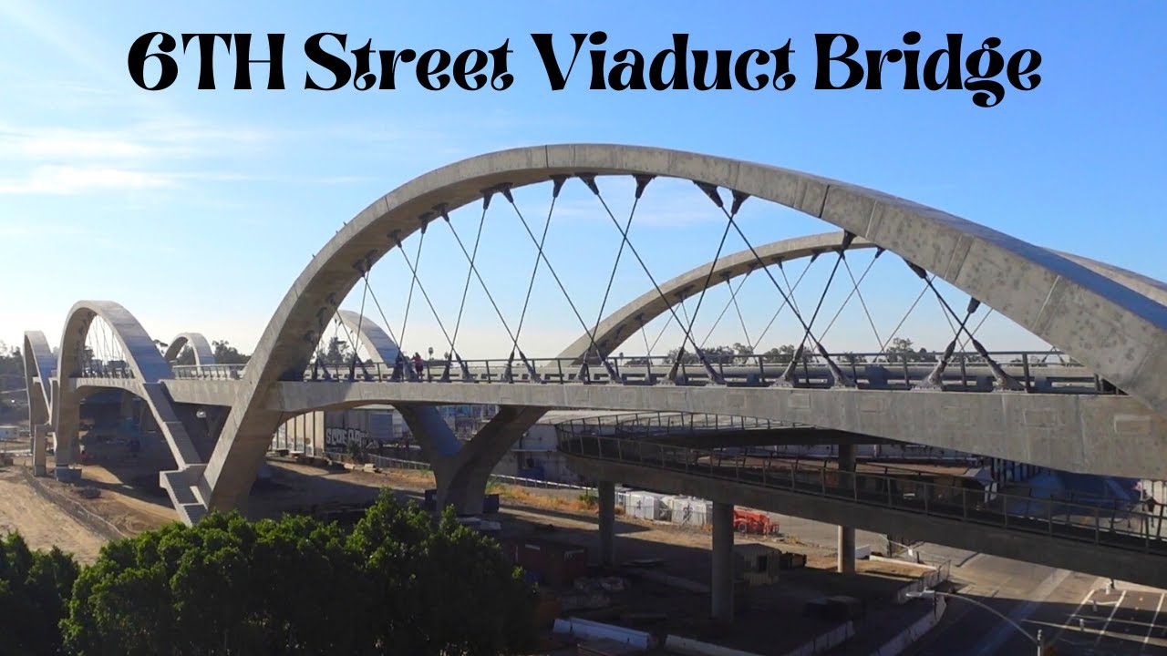 The New 6th St Viaduct Bridge (My First Time Driving Over the 6th ST ...
