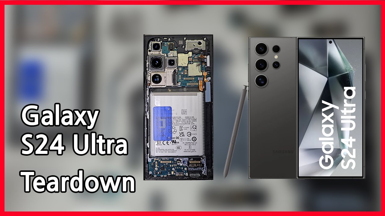 Galaxy S24 Ultra Teardown - Disassembling - YouTube